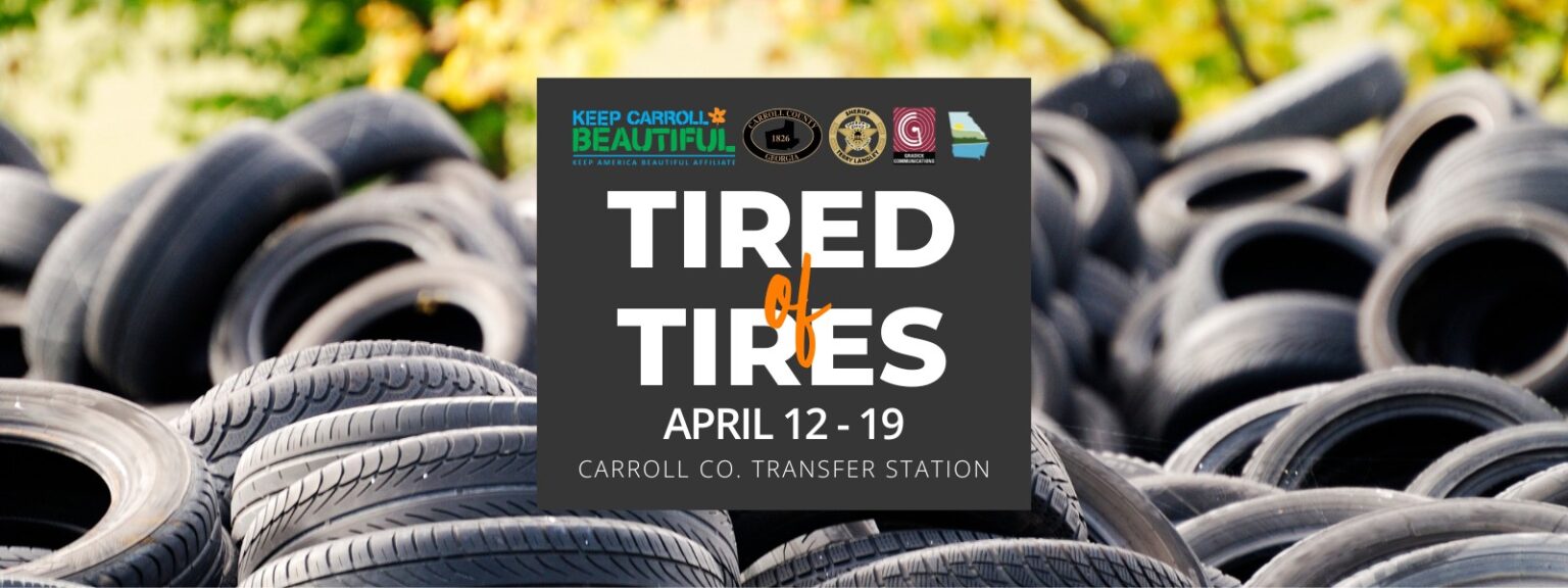 2025 Spring Tired of Tires Amnesty Recycling Event – Keep Carroll Beautiful